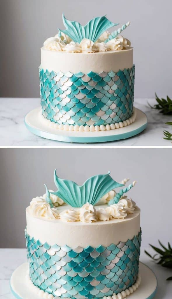 20 Mermaid Cake Decorating Ideas: Enchanting Under-the-Sea Designs for ...