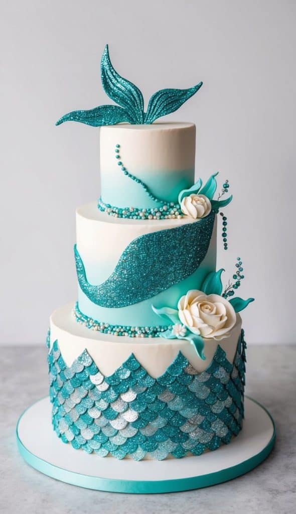 20 Mermaid Cake Decorating Ideas: Enchanting Under-the-Sea Designs for ...