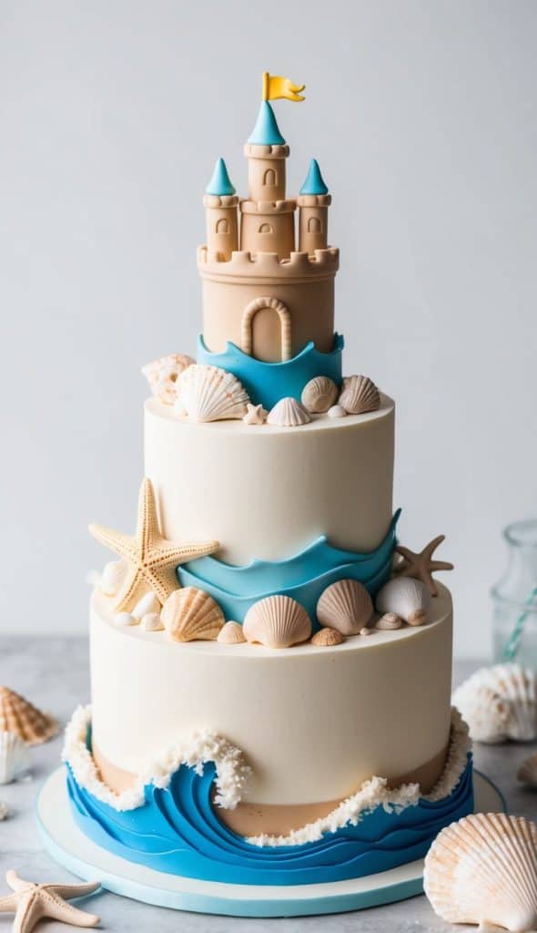 22 Ocean-Themed Cake Decorating Ideas: Fun and Easy Designs for Beach ...