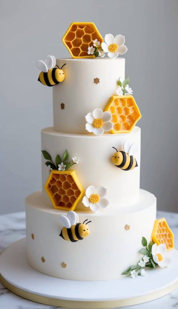 18 Bee-Themed Cake Decorating Ideas: Sweet and Buzzy Treats for Any ...