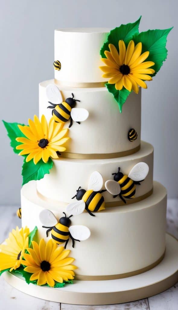 18 Bee-Themed Cake Decorating Ideas: Sweet and Buzzy Treats for Any ...
