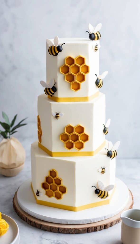 18 Bee-Themed Cake Decorating Ideas: Sweet and Buzzy Treats for Any ...
