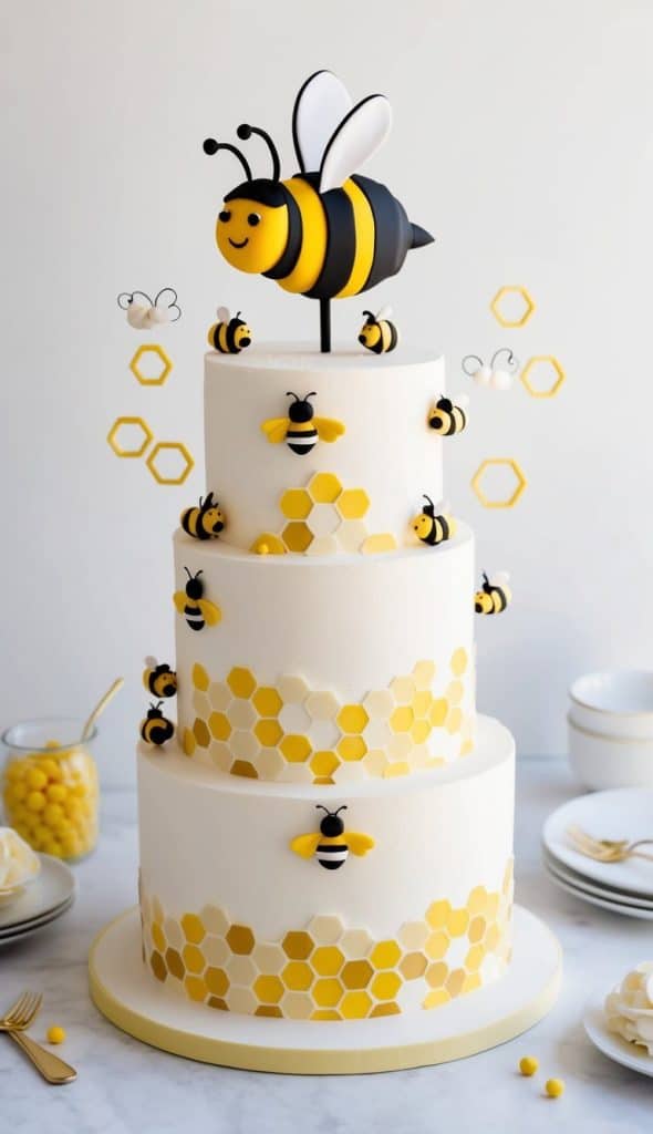 18 Bee-Themed Cake Decorating Ideas: Sweet and Buzzy Treats for Any ...