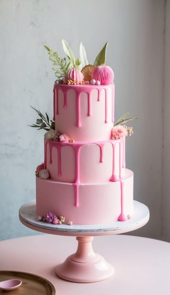 22 Pink Cake Decorating Ideas: Sweet and Stylish Designs