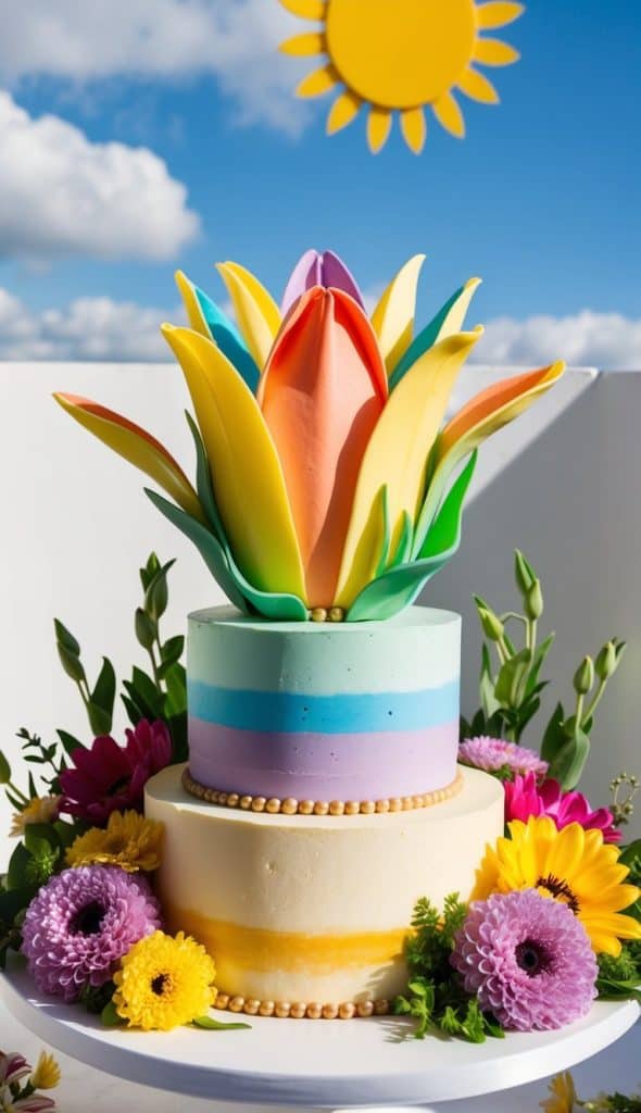 25 Spring Garden Cake Decorating Ideas: Blooming Treats for Elegant Events