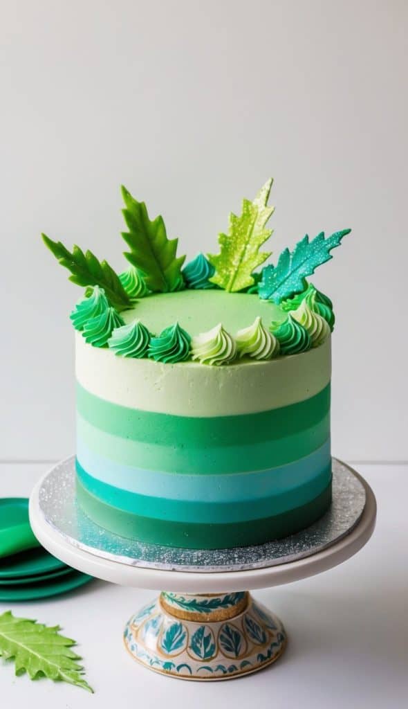 29 Green Cake Decorating Ideas: Unique & Refreshing Designs