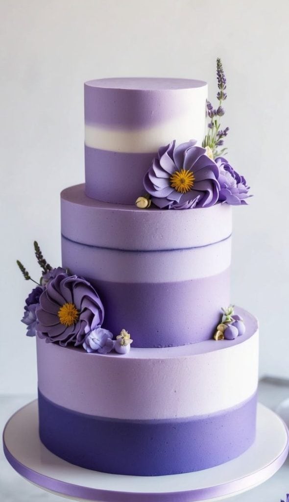 33 Purple Cake Decorating Ideas For an Enchanting Creation