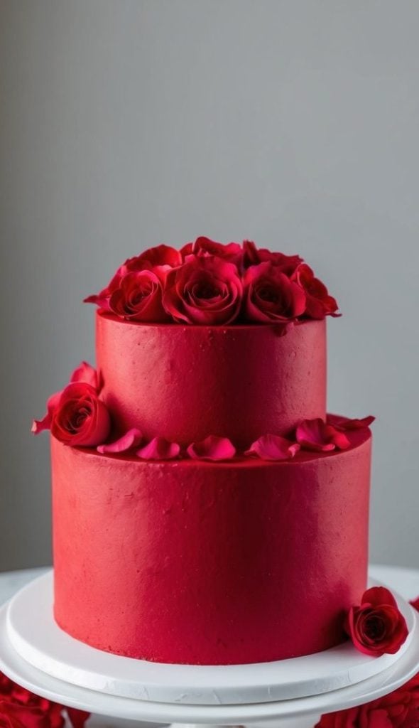 30 Red Cake Decorating Ideas That Make a Bold Statement