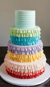17 Ruffle Cake Decorating Ideas: Elegant and Textured Designs