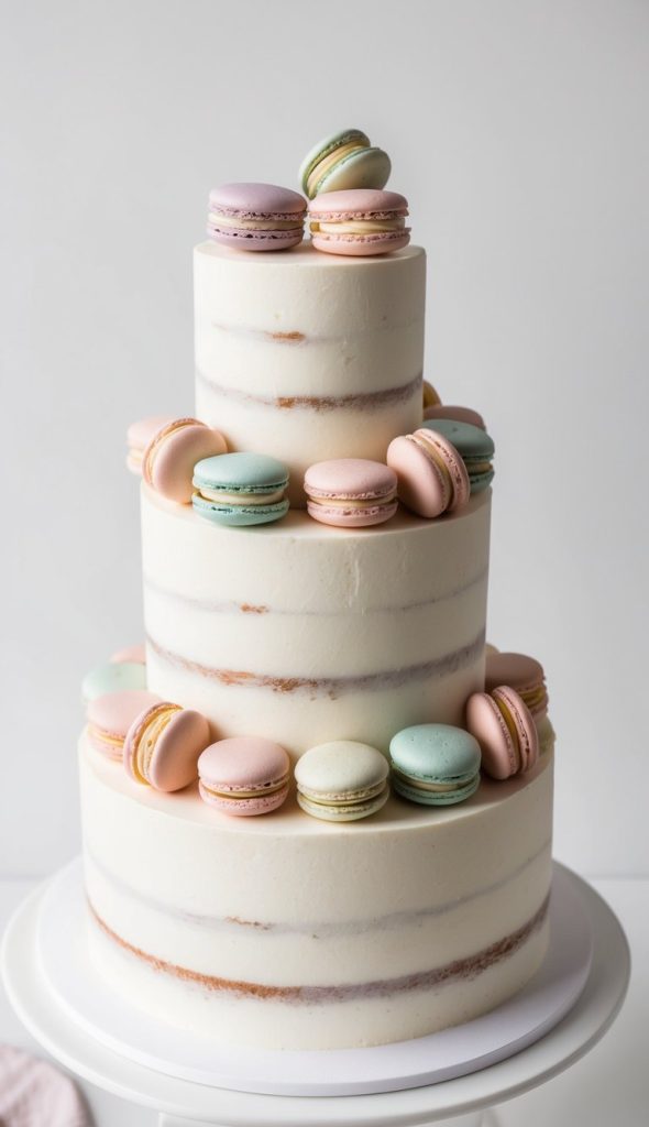 23 Cake Decorating Ideas With Macarons: Sweet & Stylish Designs