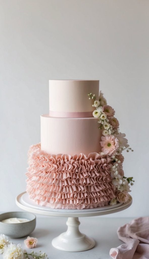 17 Ruffle Cake Decorating Ideas: Elegant and Textured Designs
