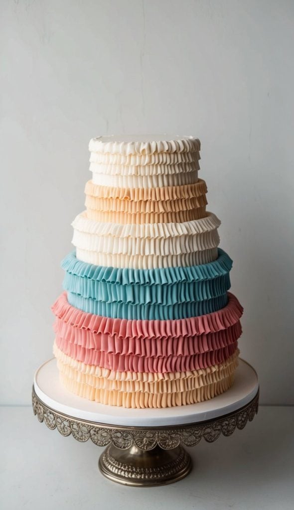 17 Ruffle Cake Decorating Ideas: Elegant and Textured Designs