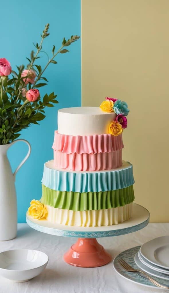 17 Ruffle Cake Decorating Ideas: Elegant and Textured Designs