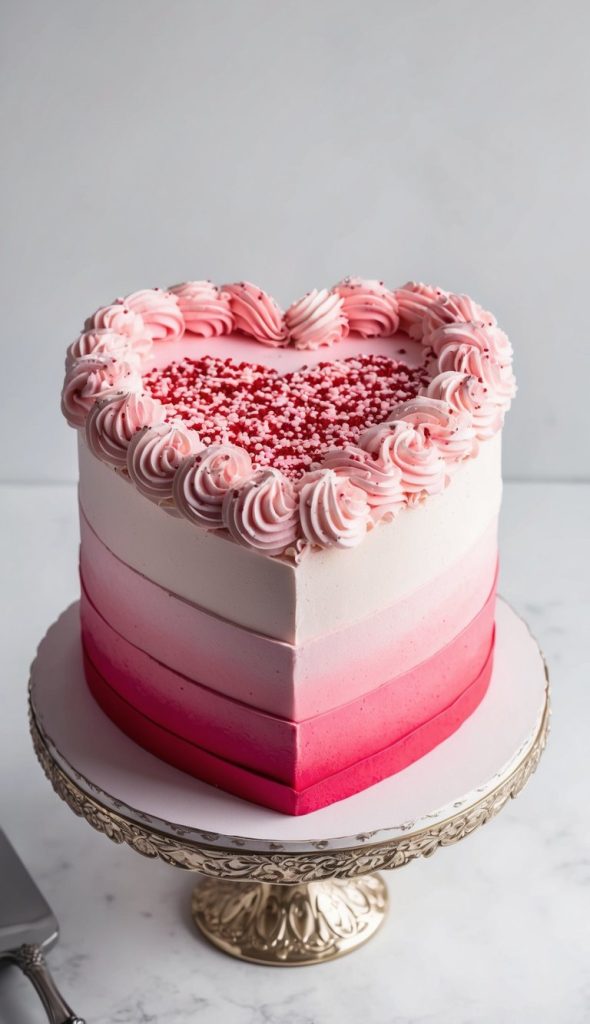 22 Heart-Shaped Cake Decorating Ideas for Romantic Celebrations