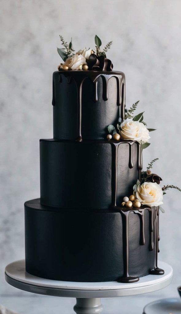 23 Black Cake Decorating Ideas for a Strikingly Dramatic Dessert