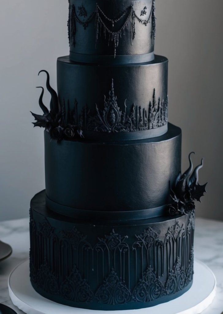 23 Black Cake Decorating Ideas for a Strikingly Dramatic Dessert