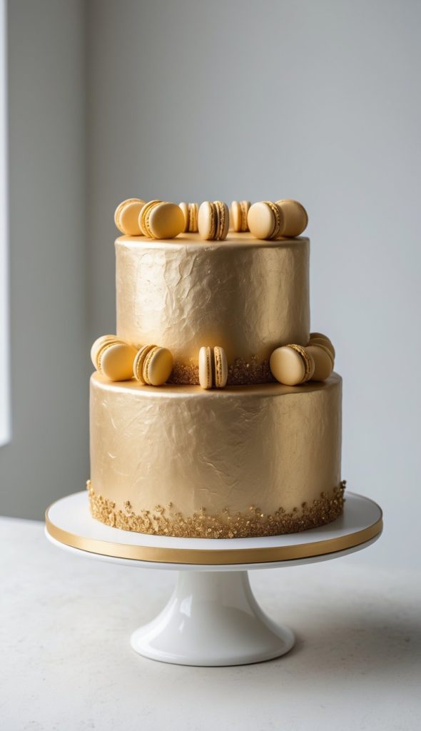22 Gold Cake Decorating Ideas: Luxe & Glamorous Designs