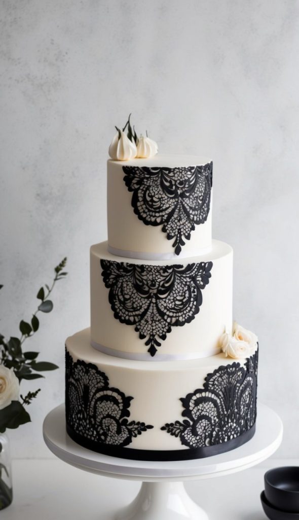 23 Monochrome Cake Decorating Ideas That Keep It Stylishly Simple