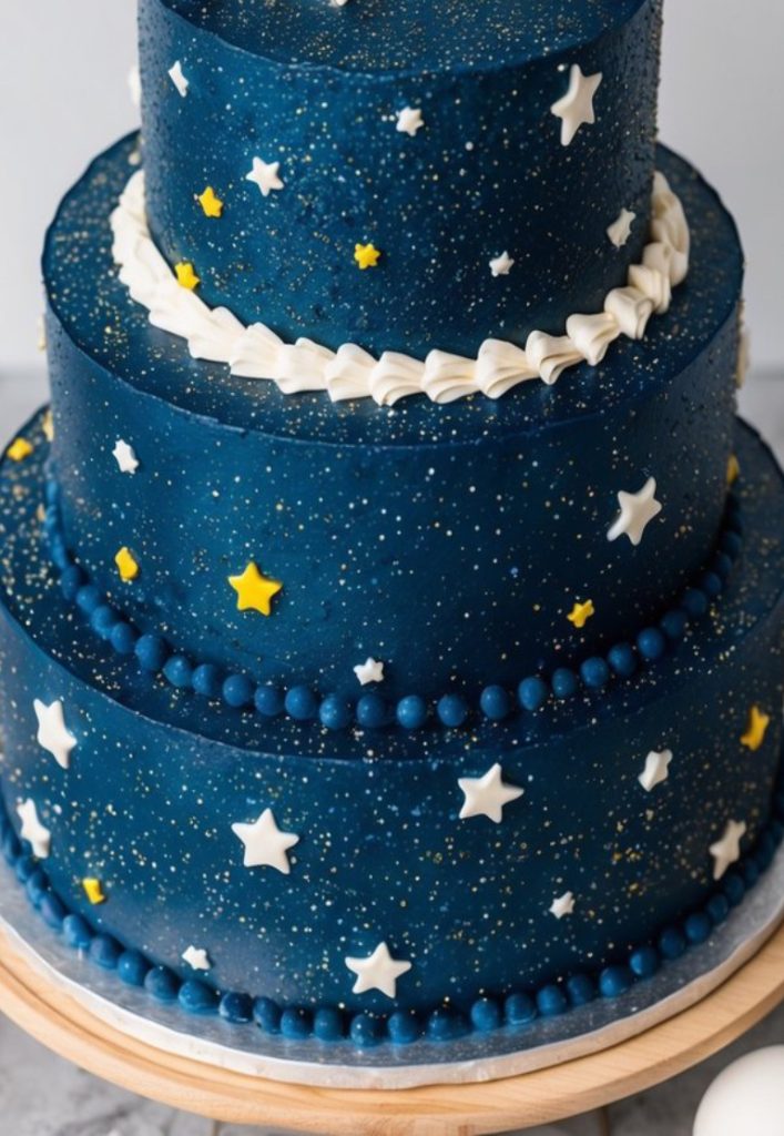 24 Starry Night Cake Decorating Ideas Full of Enchanting Charm