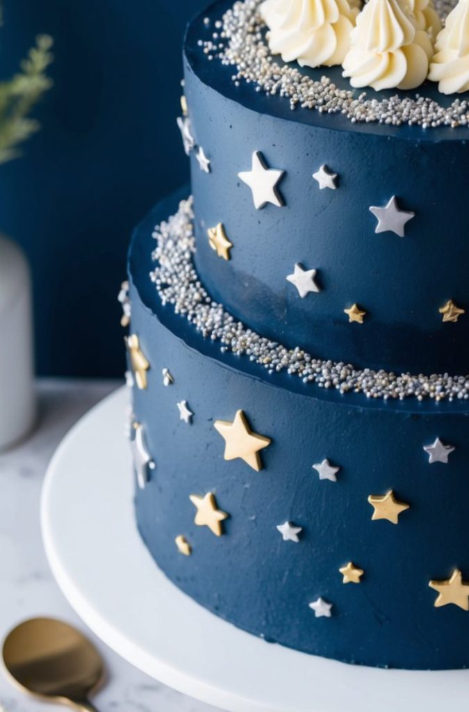 24 Starry Night Cake Decorating Ideas Full of Enchanting Charm