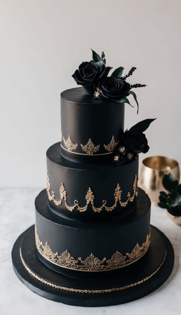 23 Black Cake Decorating Ideas for a Strikingly Dramatic Dessert
