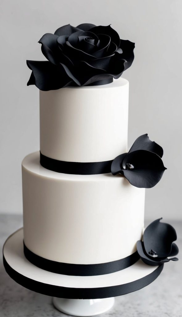 23 Monochrome Cake Decorating Ideas That Keep It Stylishly Simple