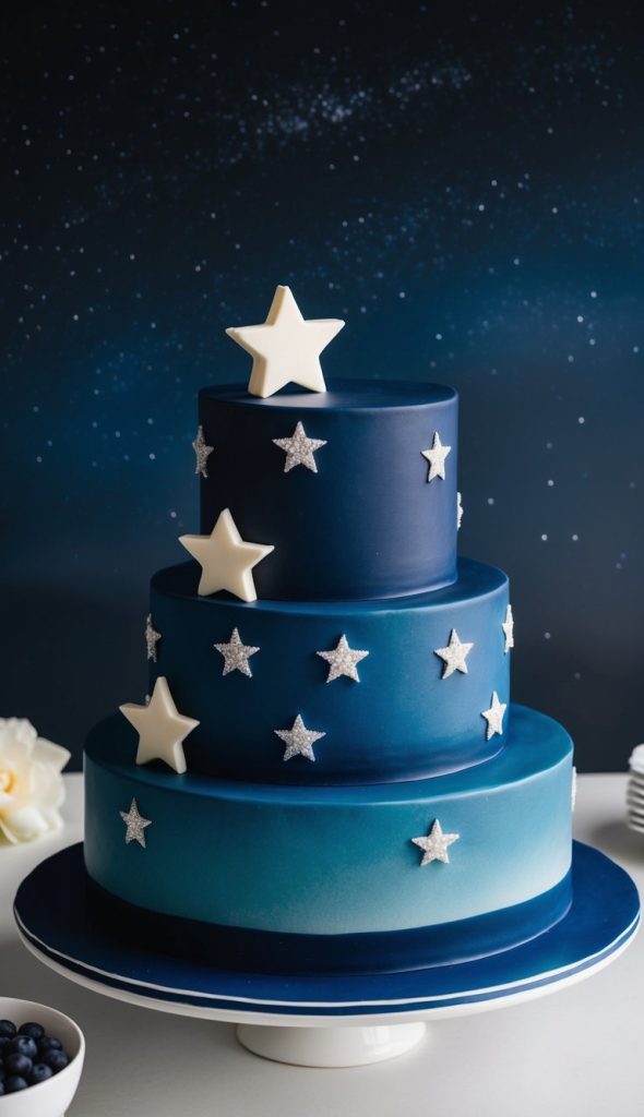 24 Starry Night Cake Decorating Ideas Full of Enchanting Charm