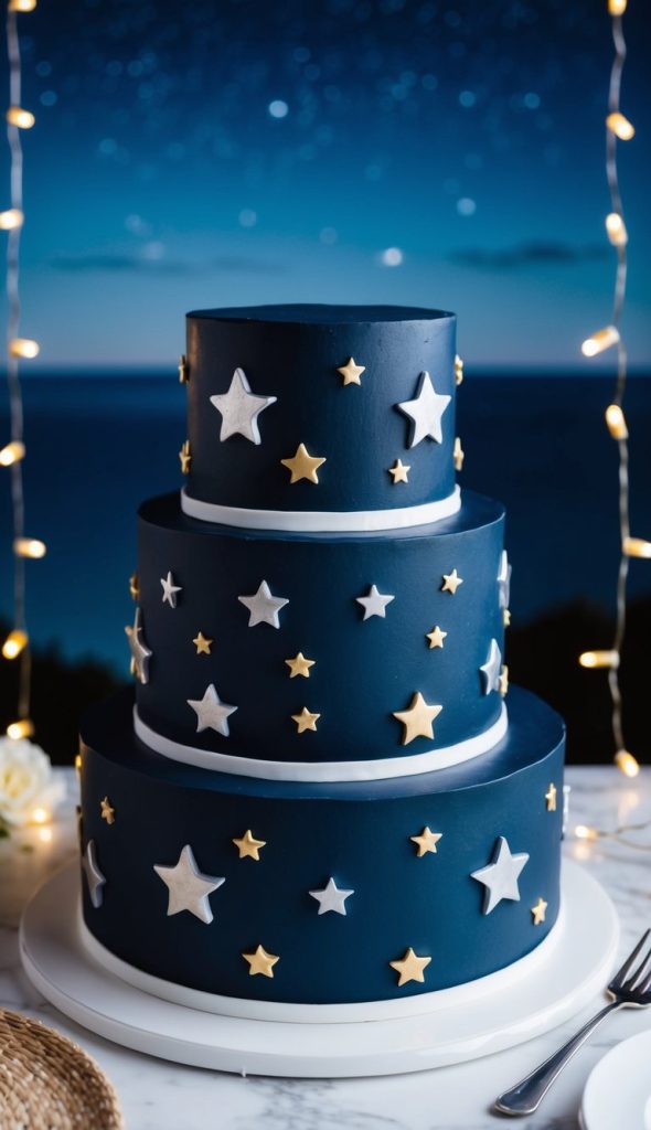 24 Starry Night Cake Decorating Ideas Full of Enchanting Charm