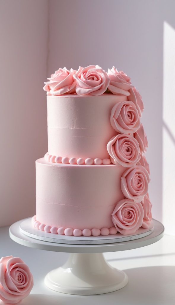 32 Easy Pink Cake Decorating Ideas: Pretty-in-Pink Designs