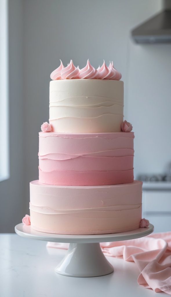 32 Easy Pink Cake Decorating Ideas: Pretty-in-Pink Designs