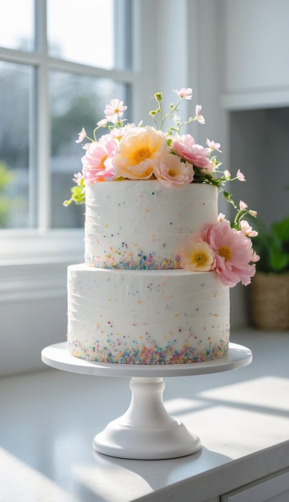 32 Confetti Cake Decorating Ideas For A Fun And Colorful Dessert