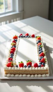 21 Easy Sheet Cake Decorating Ideas That Are Simple Yet Stunning