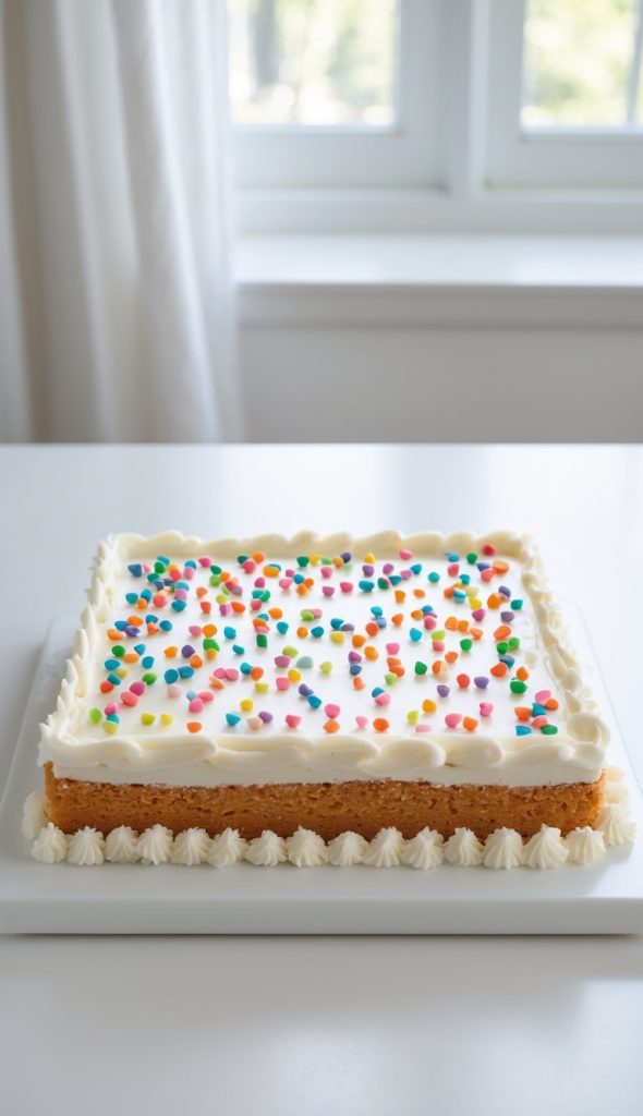 21 Easy Sheet Cake Decorating Ideas That Are Simple Yet Stunning