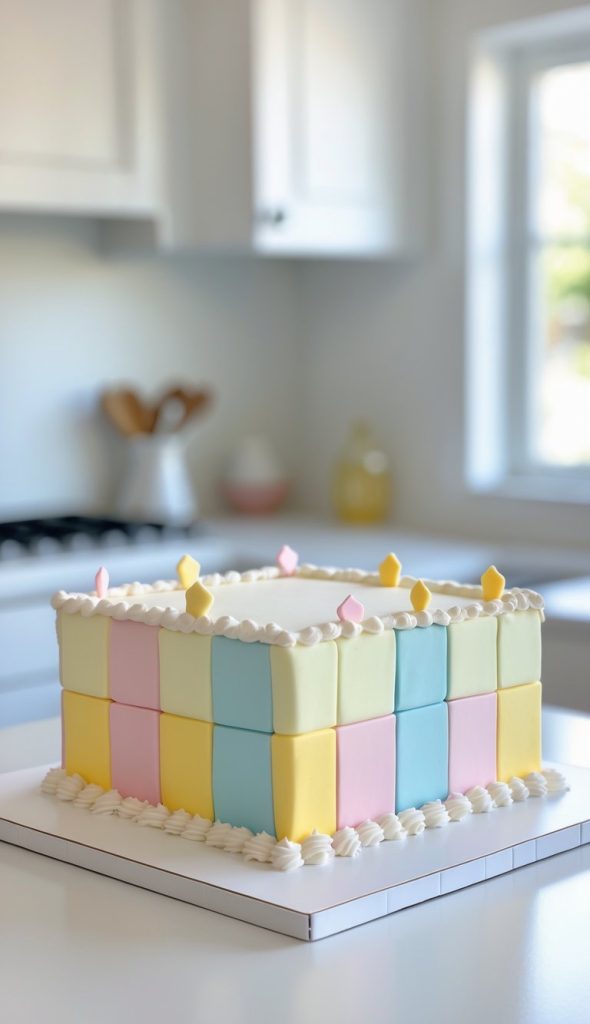28 Square Cake Decorating Ideas: Stylish, Eye-Catching Designs