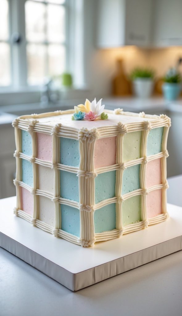 28 Square Cake Decorating Ideas: Stylish, Eye-Catching Designs