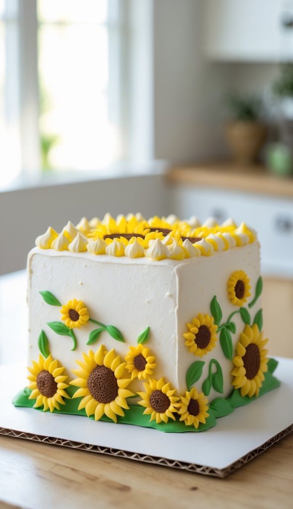 28 Square Cake Decorating Ideas: Stylish, Eye-Catching Designs