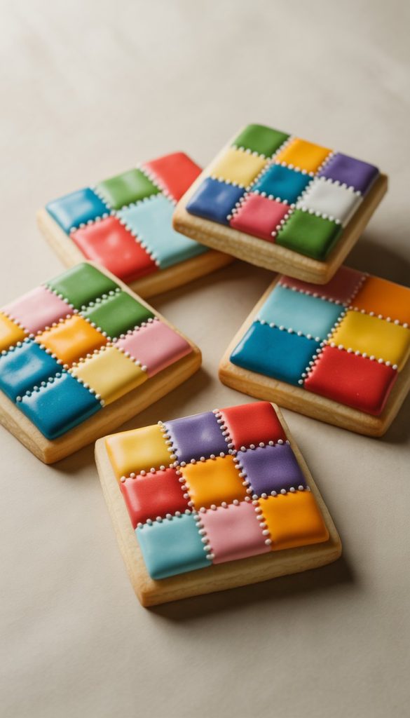 29 Square Cookie Decorating Ideas That Are Fun and Modern