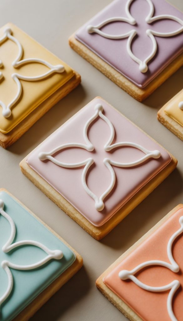 29 Square Cookie Decorating Ideas That Are Fun and Modern