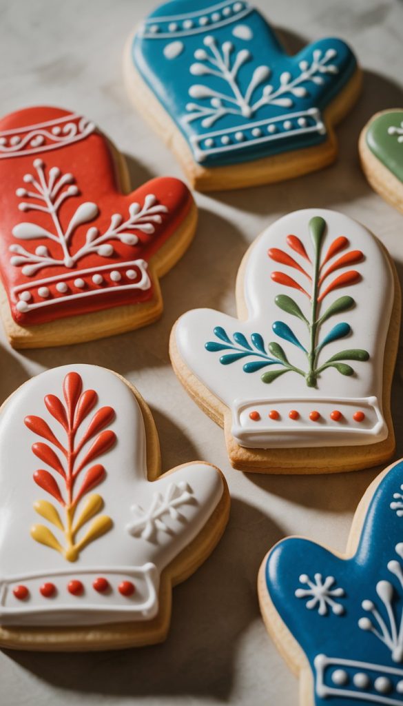 30 Mitten Cookie Decorating Ideas for a Cozy, Creative Bake