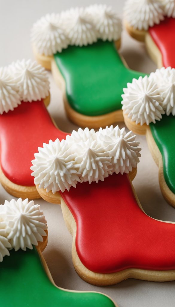 22 Stocking Cookie Decorating Ideas for Festive Holiday Fun